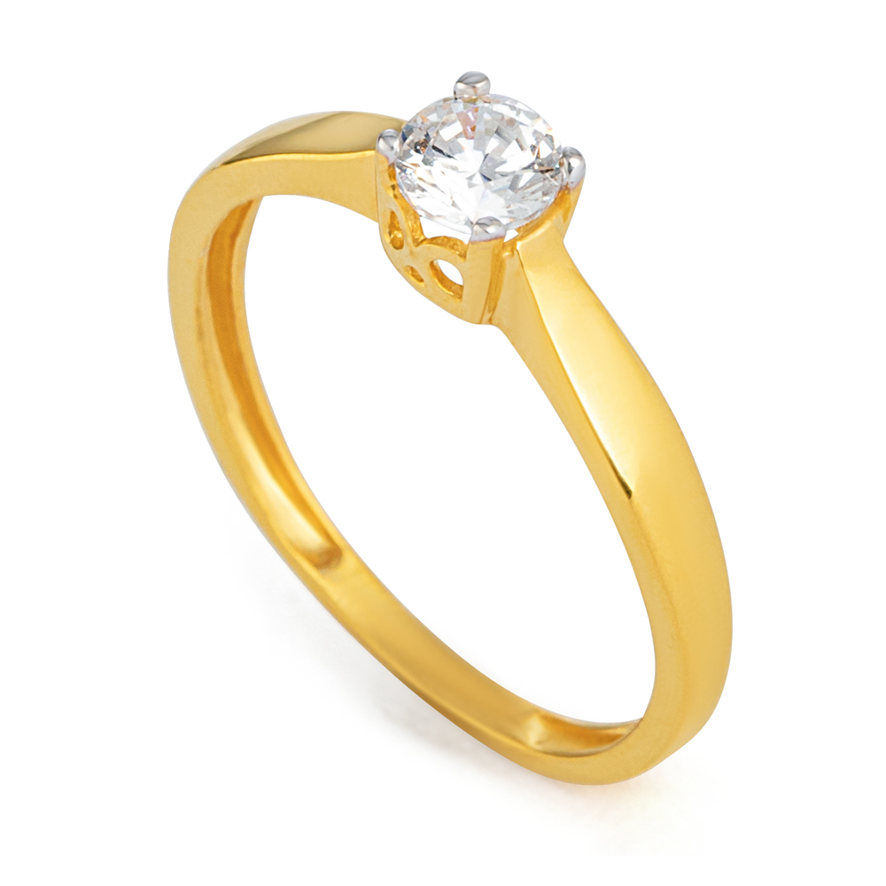 22 Carat Gold CZ Ring Size N 175 00 SKU 33548 22 Carat Gold CZ Ring Size N 175 00 SKU 33548