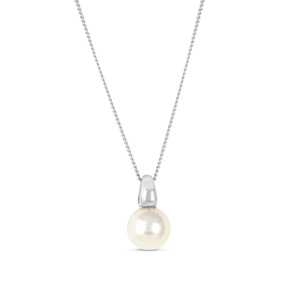 Buy 18ct Gold Pendant with Akoya pearl at PureJewels