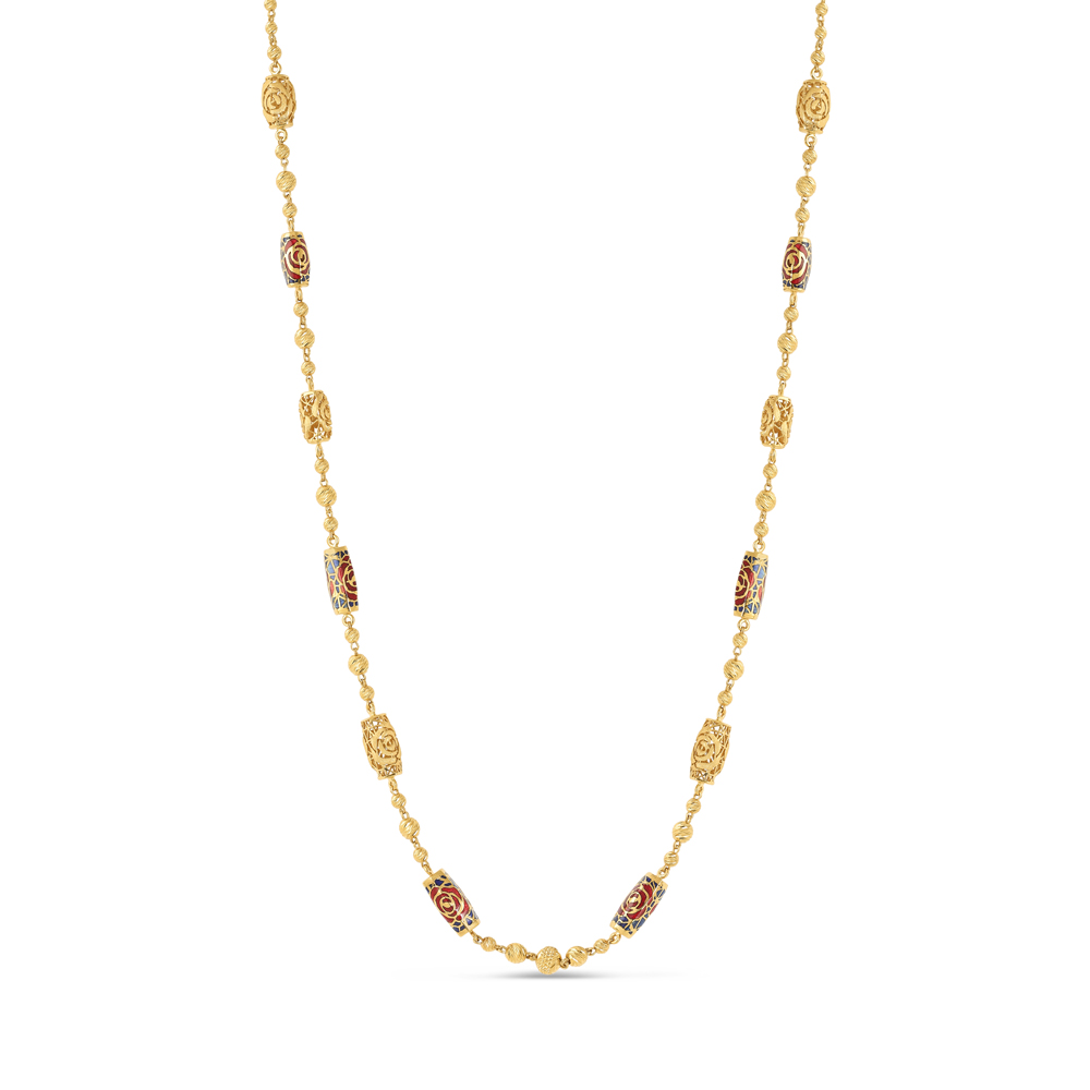 Mala Style Necklace in 22ct Gold | PureJewels UK