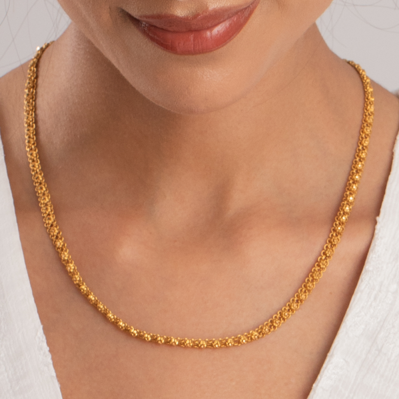 22 inch gold chain women's store