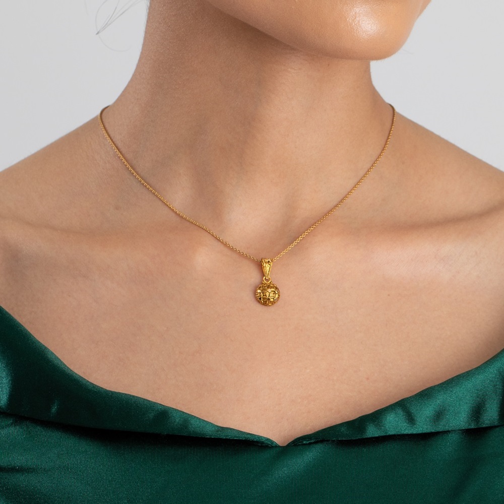 22ct Gold Antique Pendant | PureJewels